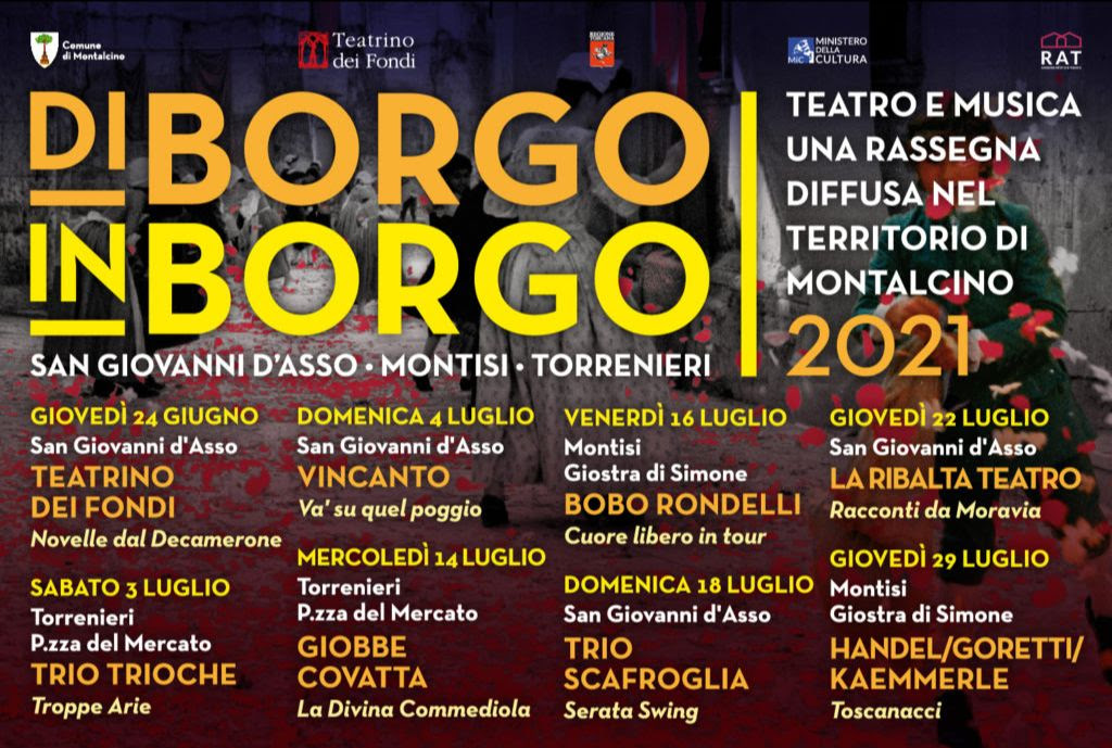 Giobbe Covatta a MOntalcino con la Giobbe Covatta a MOntalcino con la