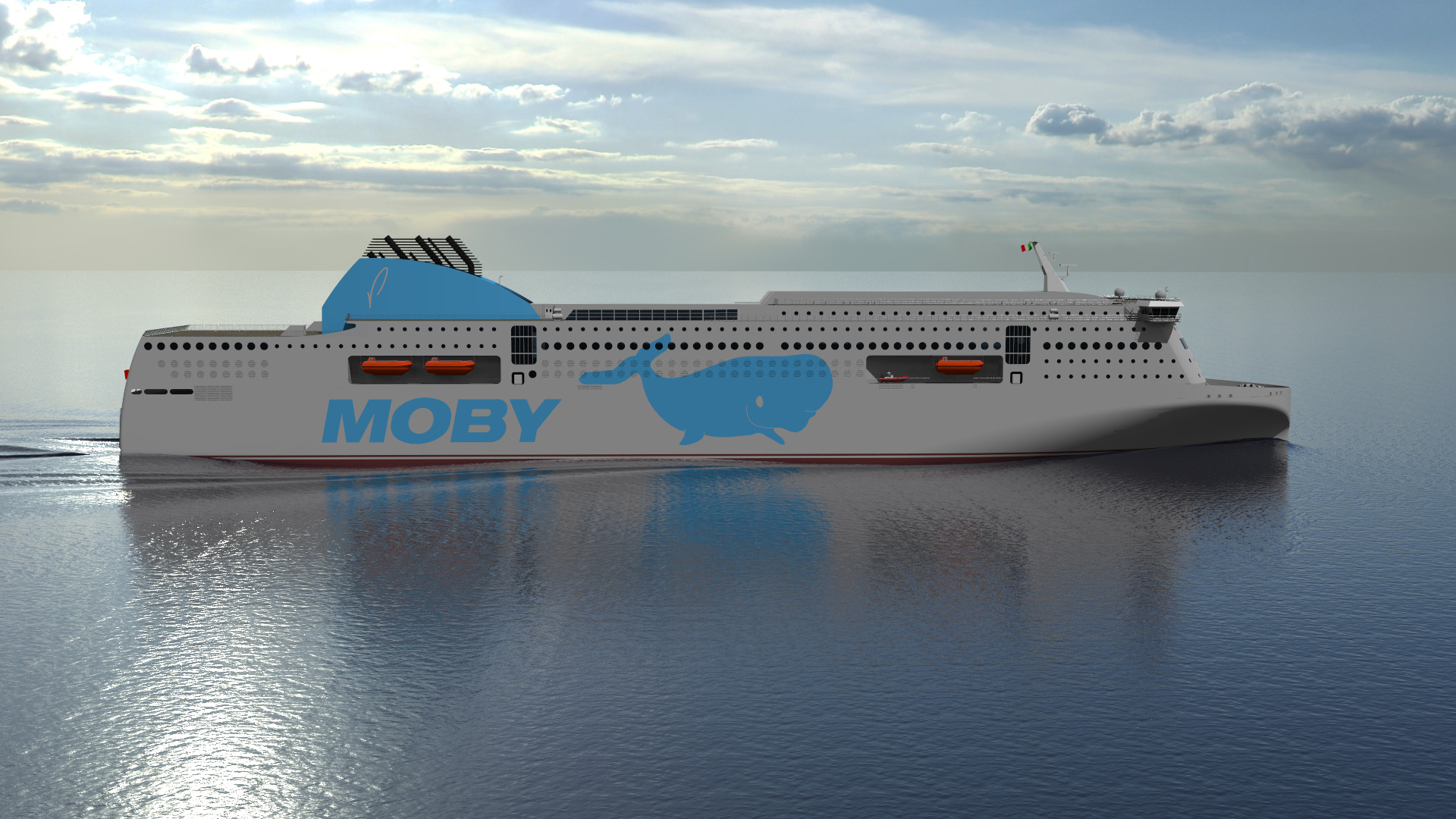 La balena blu torna sulle livree delle nuove ammiraglie Moby