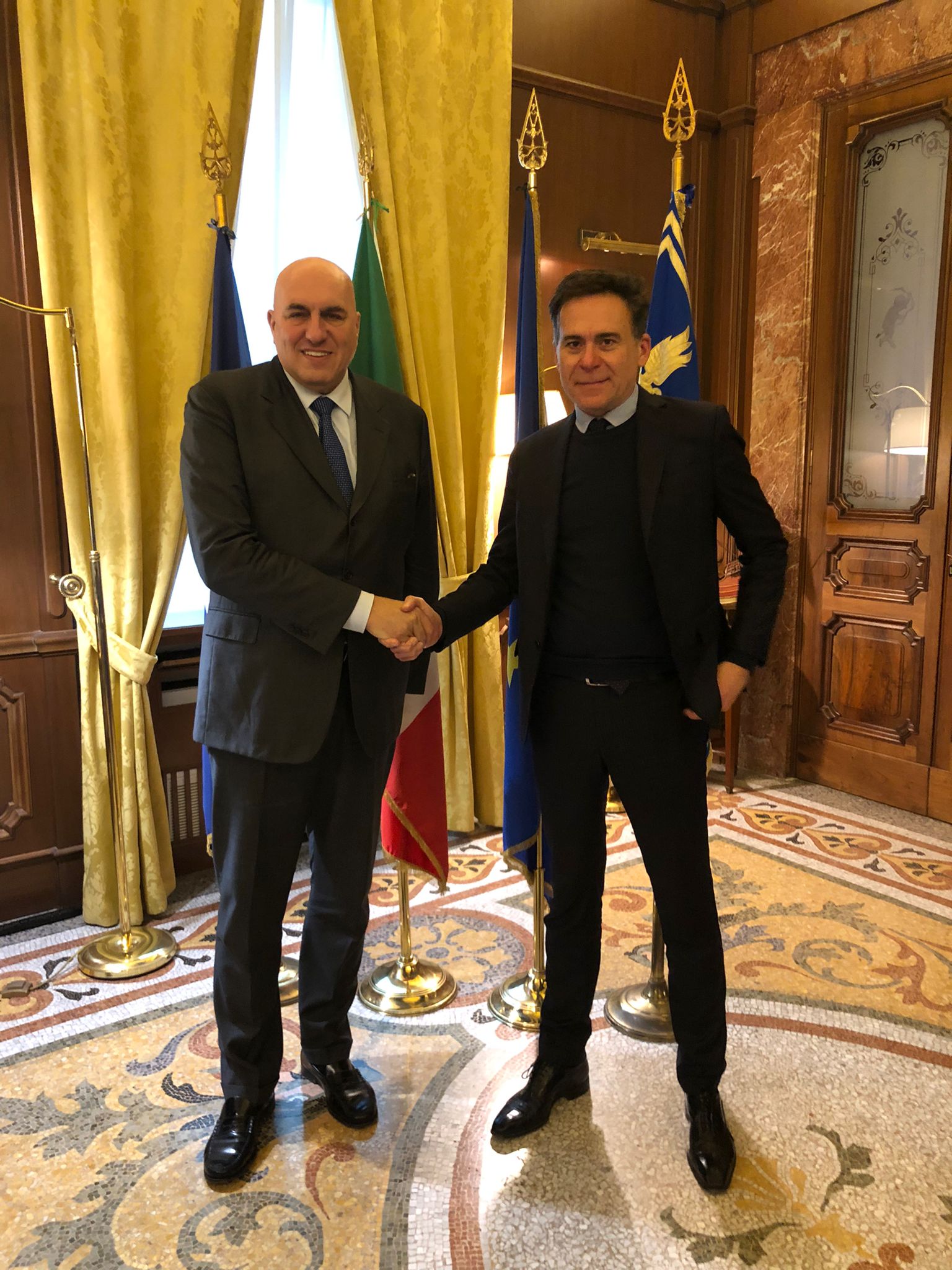 Pisa, Base Coltano: il sindaco Conti incontra il ministro della Difesa Crosetto