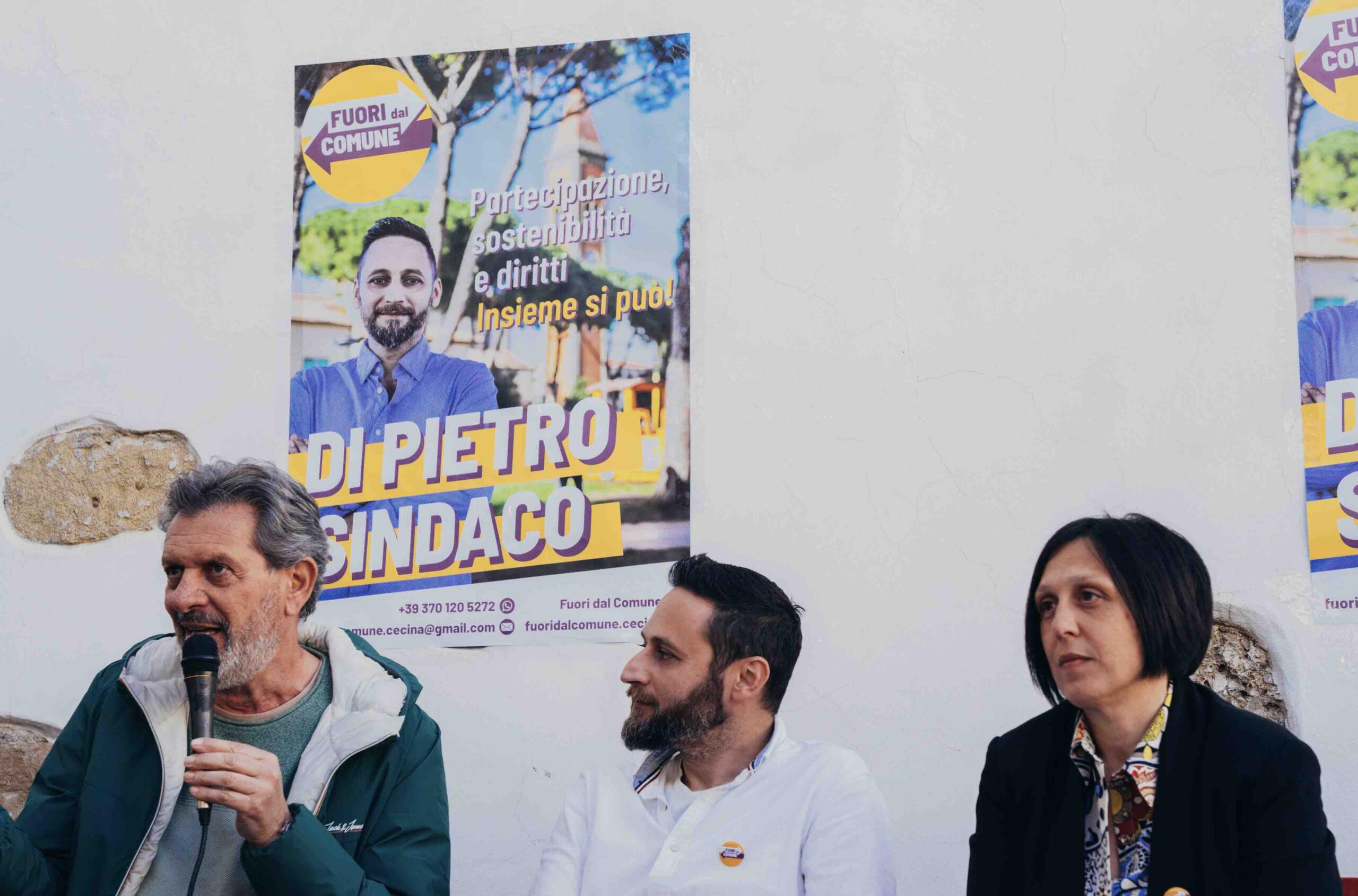 Cecina, Fuori dal Comune inaugura la sede elettorale